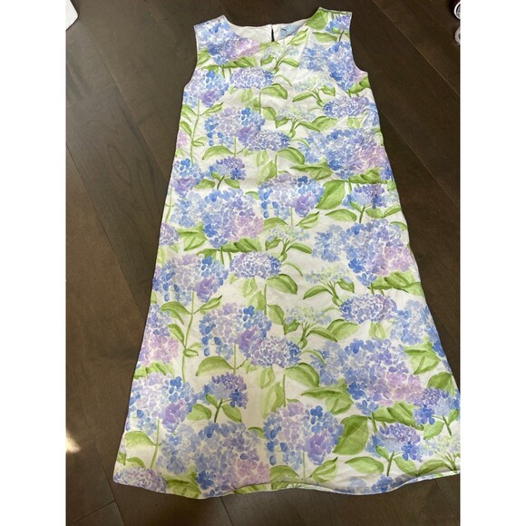 Dresses | Hill Hoise Home Charlie Shift Dress Hydrangea 1112 Y | Poshmark